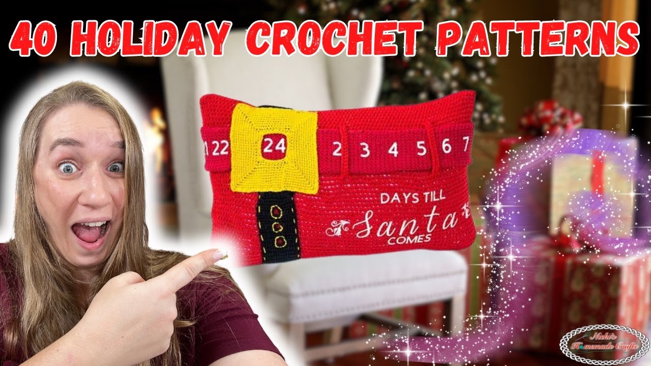 40 Incredible Holiday Crochet Patterns - AD-FREE! - Plus Bonuses! - YouTube