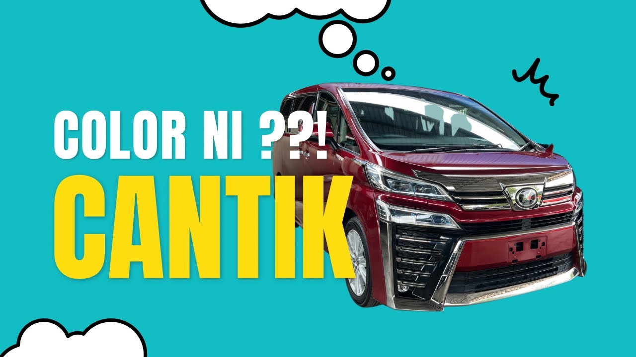 RARE UNIT?! Macam Transformer!! | Maroon RED Toyota Vellfire 2.5 Z 2018 ...