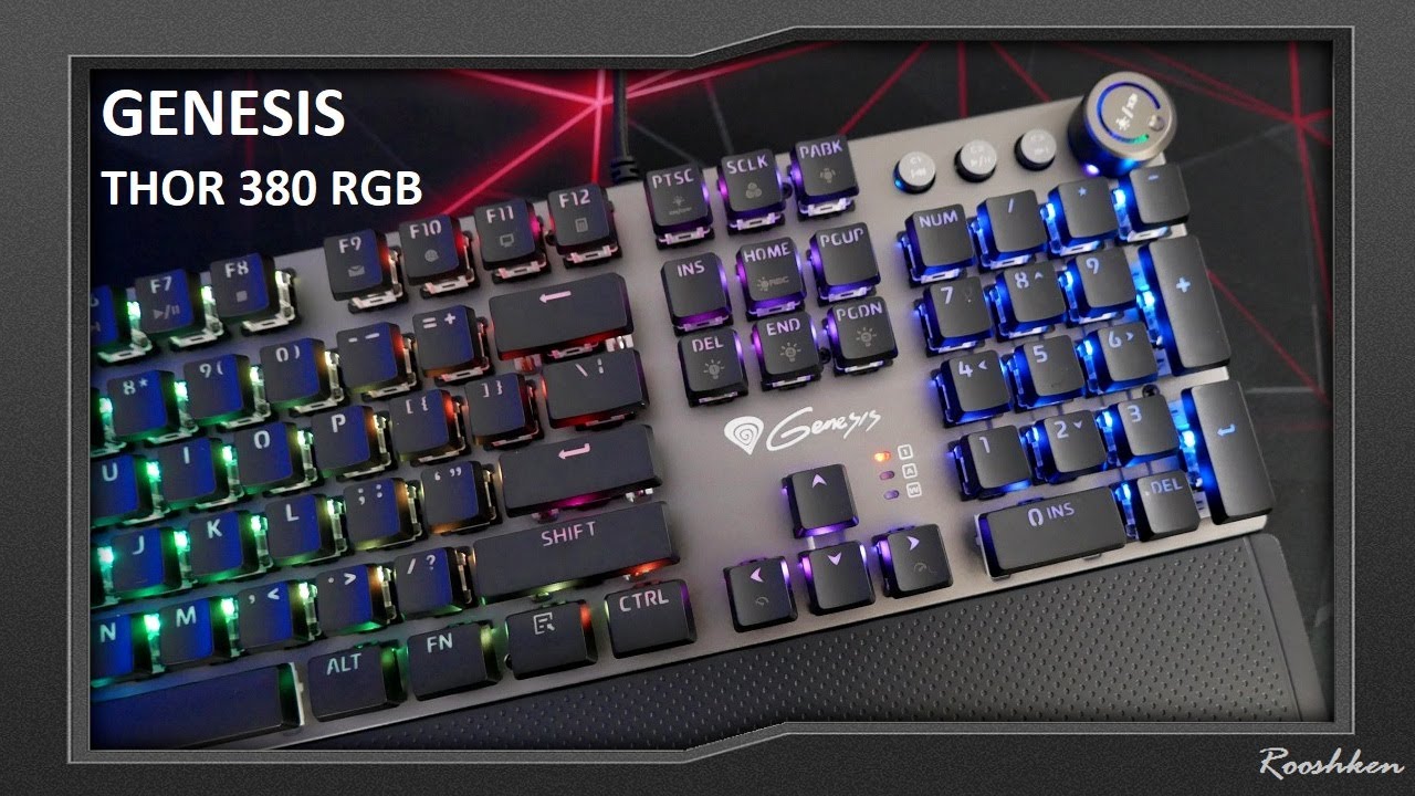 Genesis Thor 380 RGB - Nowość w ofercie Genesis klawiatura z ...