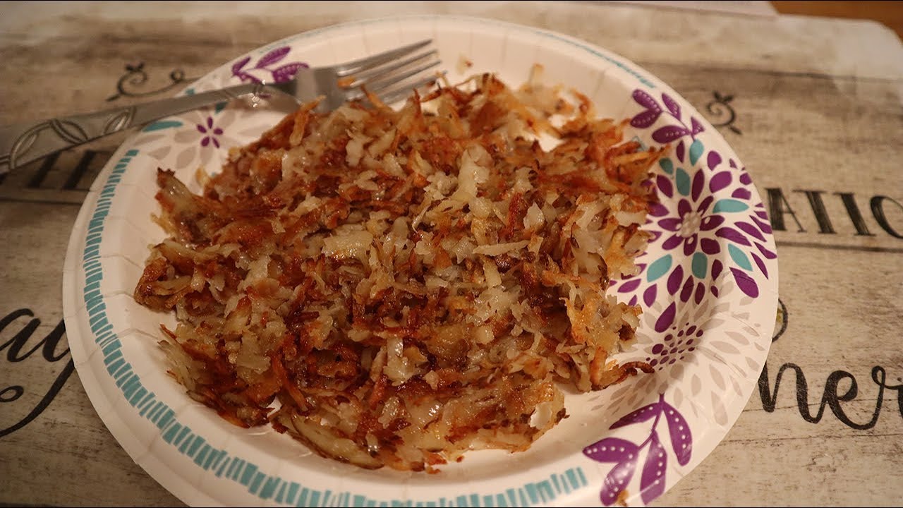 Hash browns and loaded hash browns recipe - YouTube