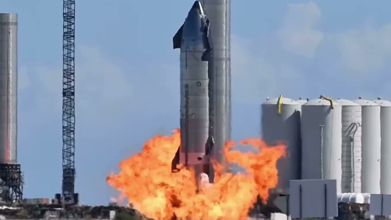 Ship 20 Preburner Test - YouTube