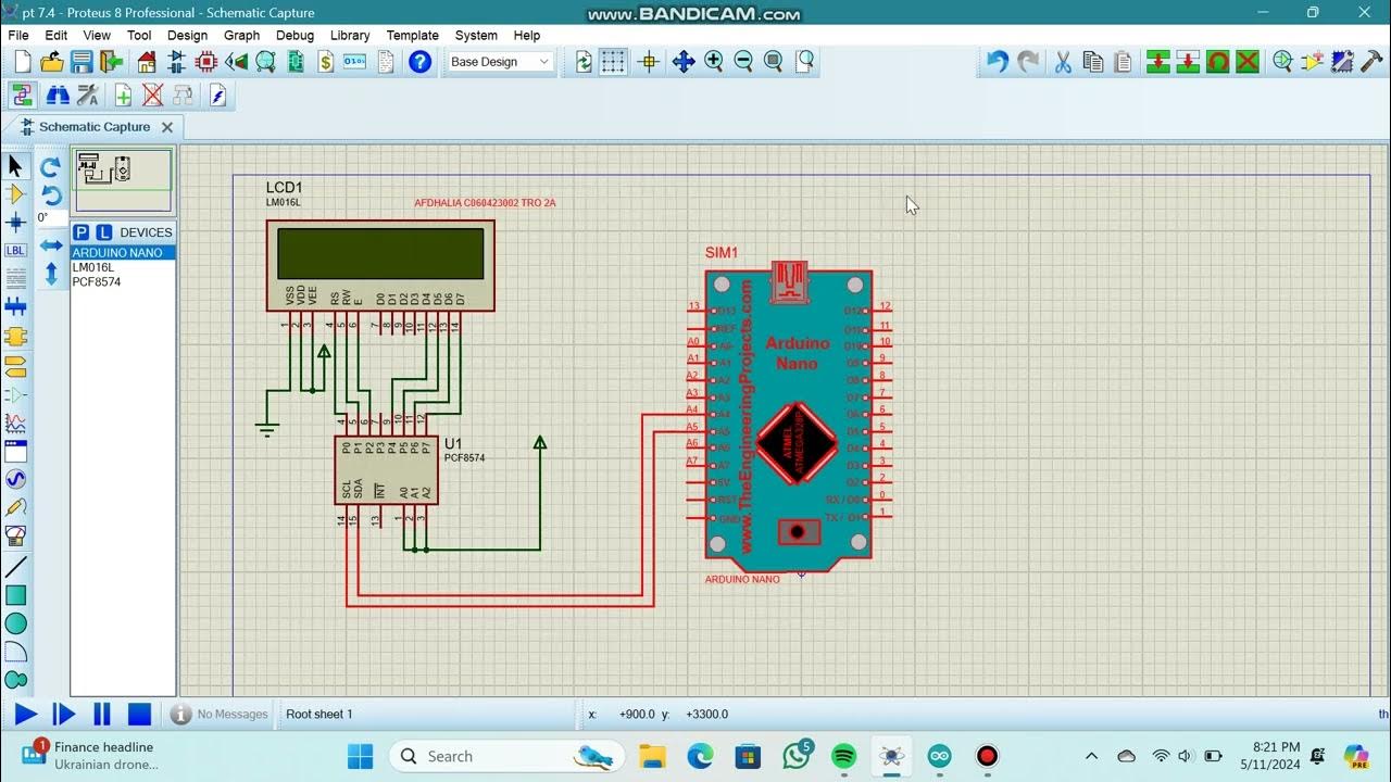 pt 7.4 Koneksi I2C Scroll ke kiri - YouTube pt 7.4 Koneksi I2C Scroll ke kiri - YouTube