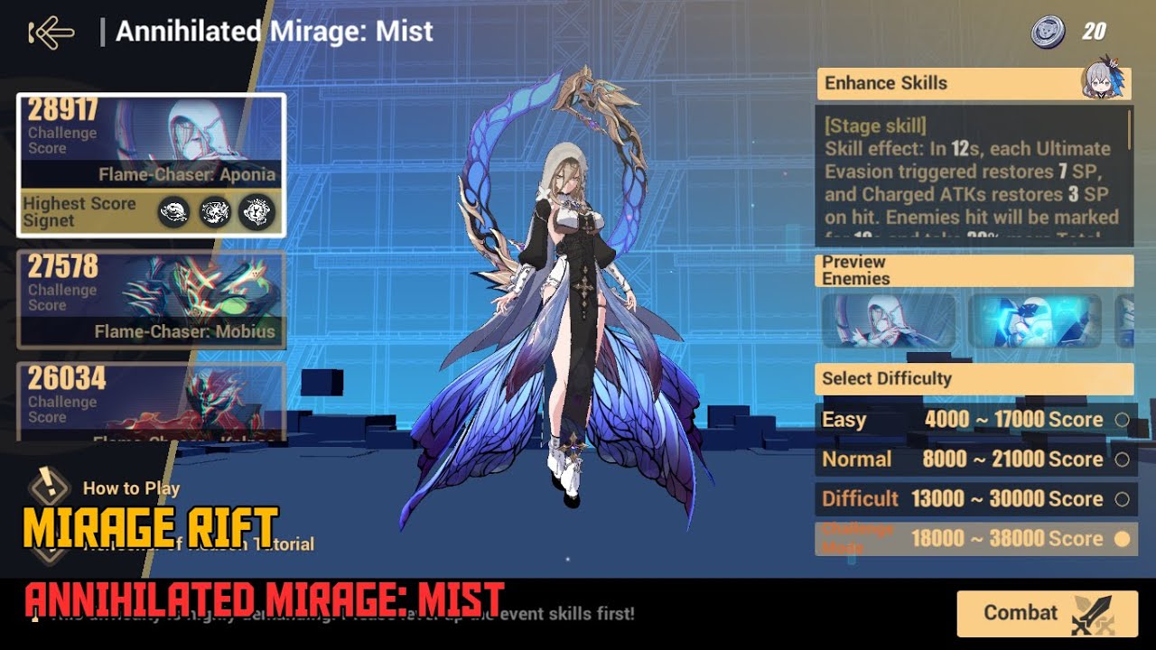 Honkai Impact 3rd - Mirage Rift [Annihilated Mirage: Mist] - YouTube