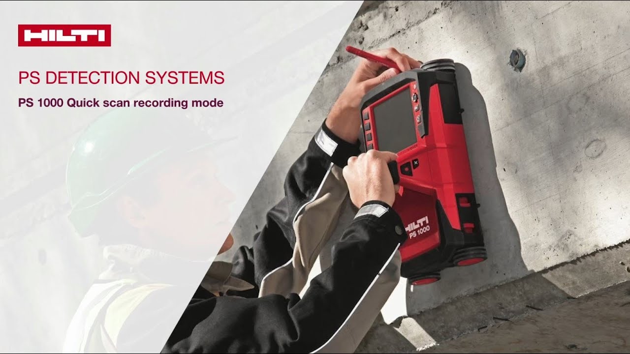 HOW TO use the Quick Scan Recording mode in Hilti PS 1000 X-Scan ...