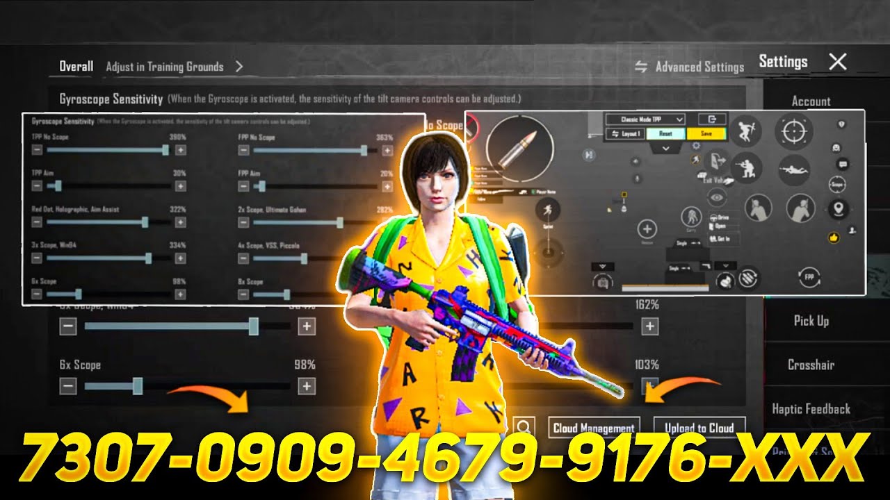 BGMI 3.1🔥Update Sensitivity code | Bgmi Best Sensitivity Settings ...