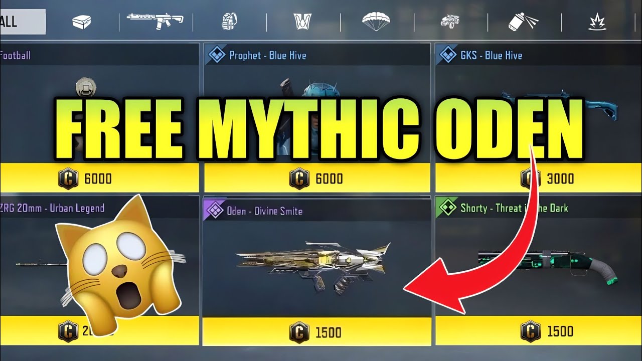 Free MYTHIC ODEN Divine Smite In cod mobile! - YouTube