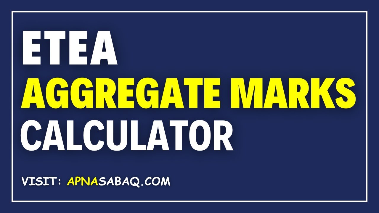 Aggregate Calculator || Aggregate Marks Calculator || Apna Sabaq - YouTube