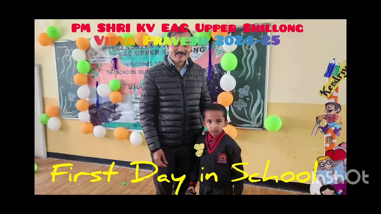 First Day of Vidya Pravesh for Class-I 2024-25, PM SHRI KV EAC Upper ...
