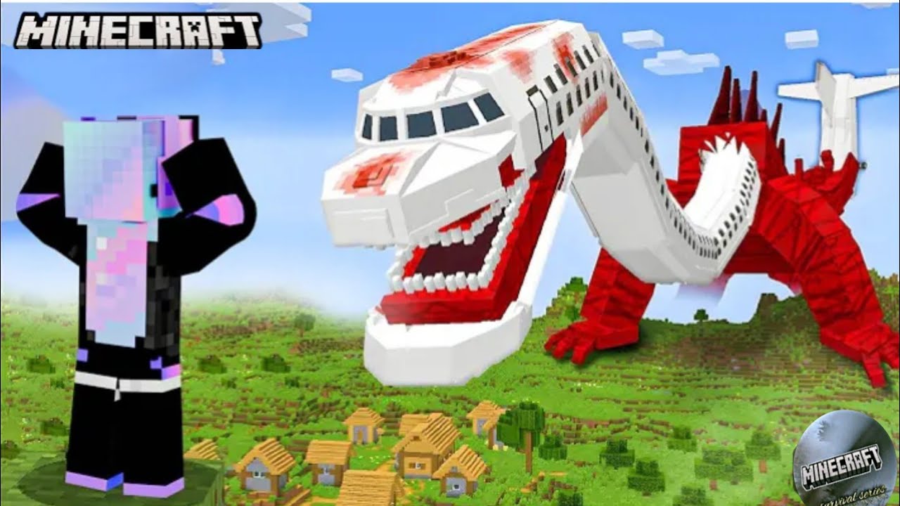 today I defeat infected plane in Minecraft hardcore world - YouTube