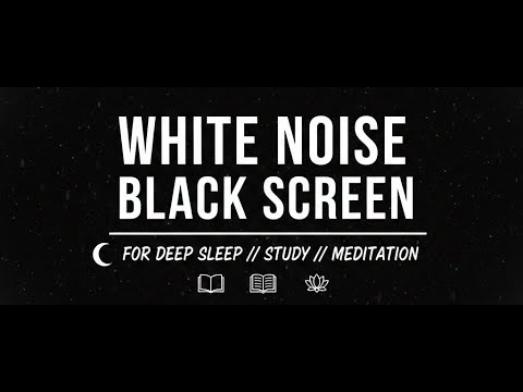 (No Ads) 10 Hours of Soft White Noise | Black Screen | Study | Sleep ...