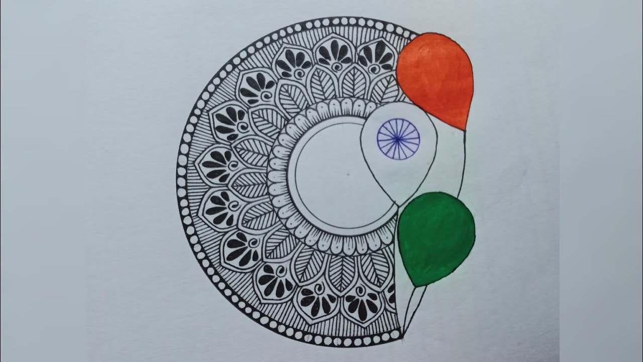 Independence Day Special Mandala Art 🎨 । Happy Independence Day ...