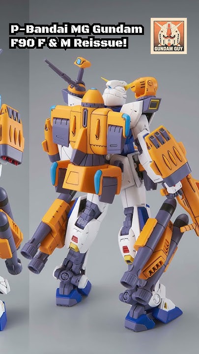 P-Bandai MG Gundam F90 F & M Reissue! #shorts #GundamF90 #Gunpla #PBandai #MasterGrade - YouTube