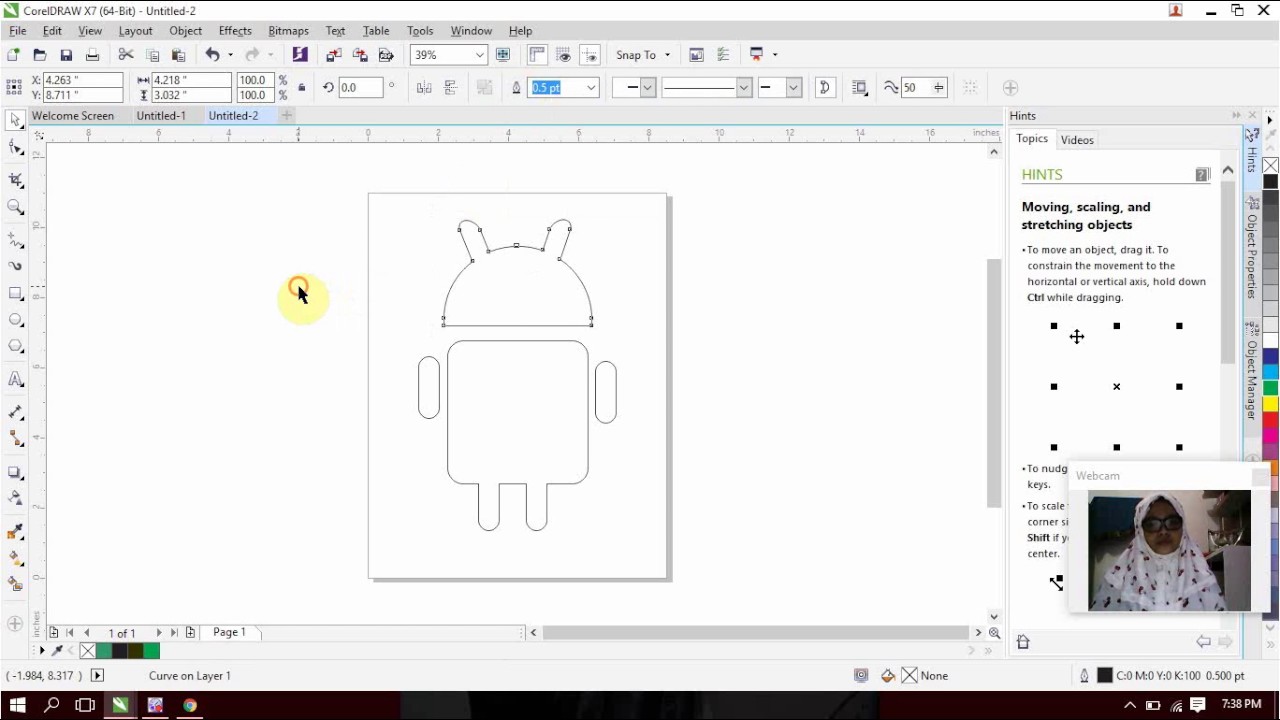 CARA MENDESAIN LOGO ANDROID - YouTube