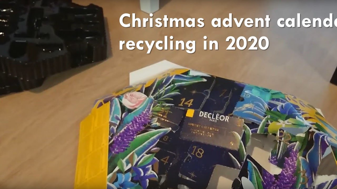 Christmas advent calendar recycling in 2020 - YouTube