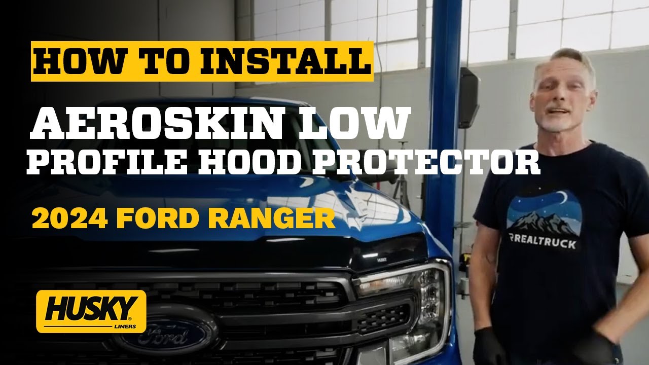 How to Install Husky Liners® Aeroskin® Low Profile Hood Protector on a ...