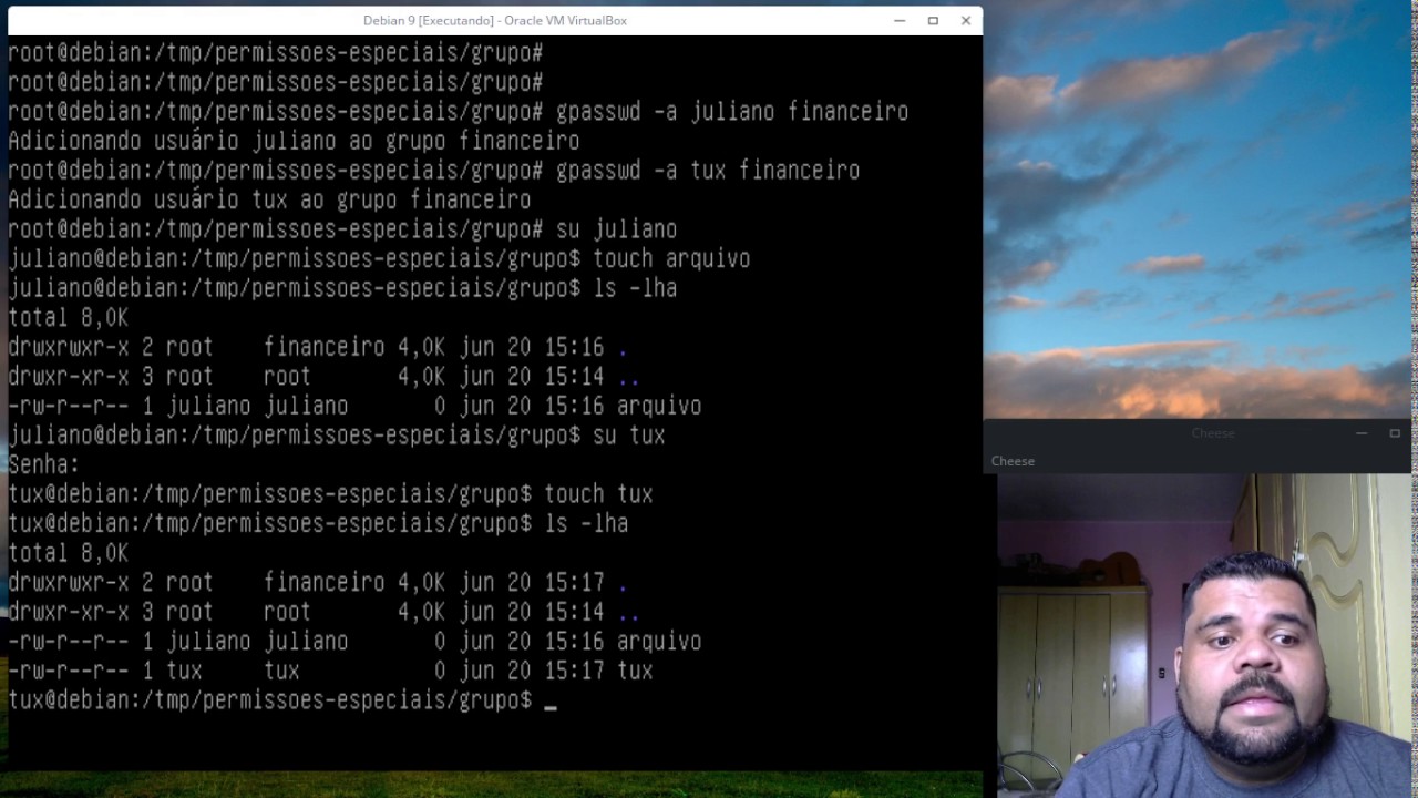 Permissões Especiais, SUID, GID e Sticky Bit - YouTube