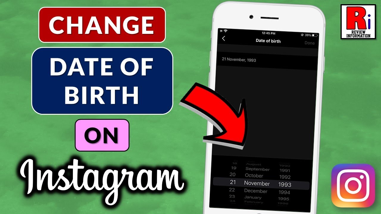 How To Change Your Date Of Birth On Instagram YouTube How To Change Your Date Of Birth On Instagram YouTube