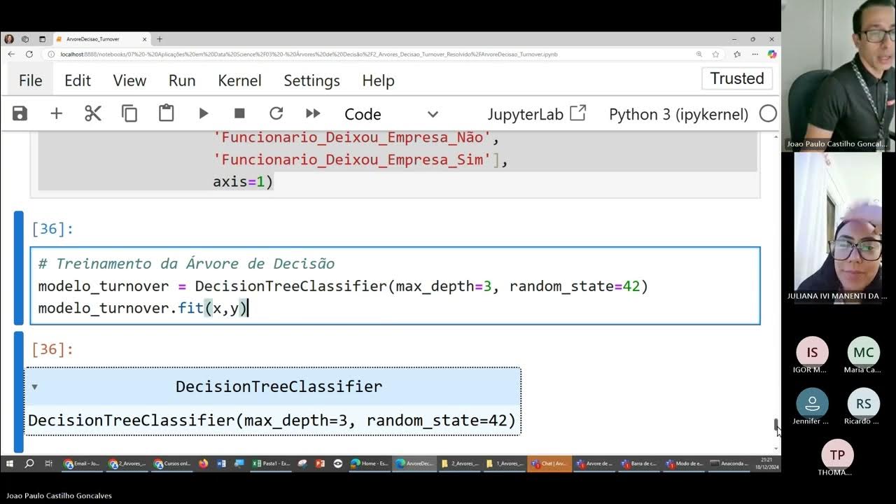 Árvore de Decisao com Python - Estudo Turnover - Parte 4 - YouTube