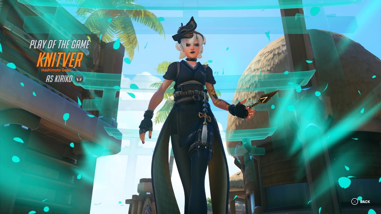 Overwatch 2 - My Kiriko Hashimoto First POTG - YouTube