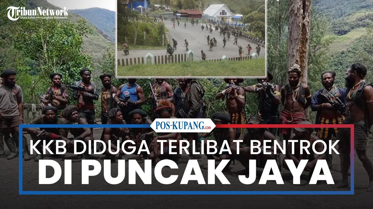 KKB Dituding Terlibat Bentrok di Puncak Jaya, 12 Orang Meninggal Diunia - YouTube