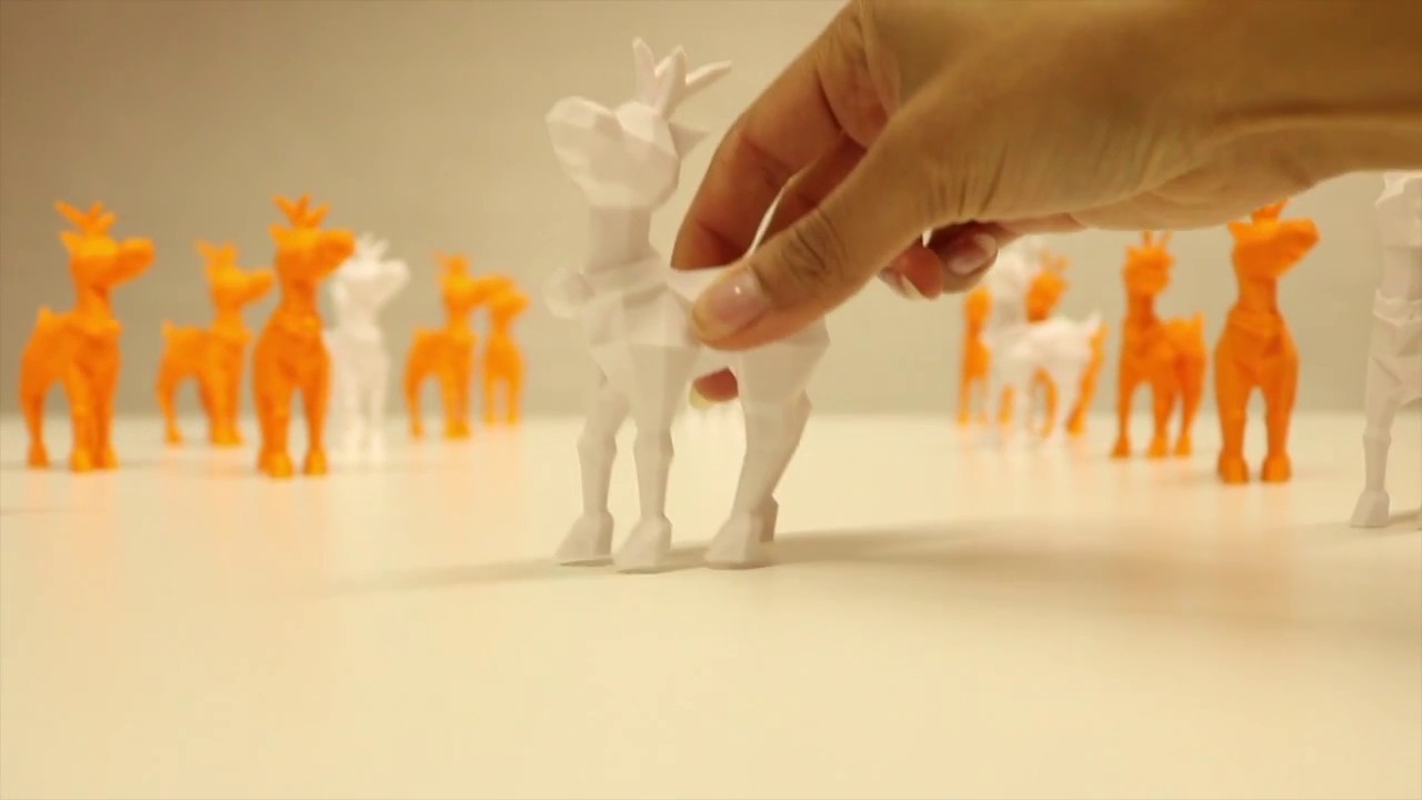 Making of "The Reindeer", (3D-Printing) - YouTube