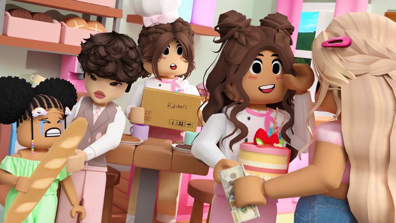 OPENING A FAMILY BAKERY **HUGE FIRE!** | Roblox Family Roleplay w ...