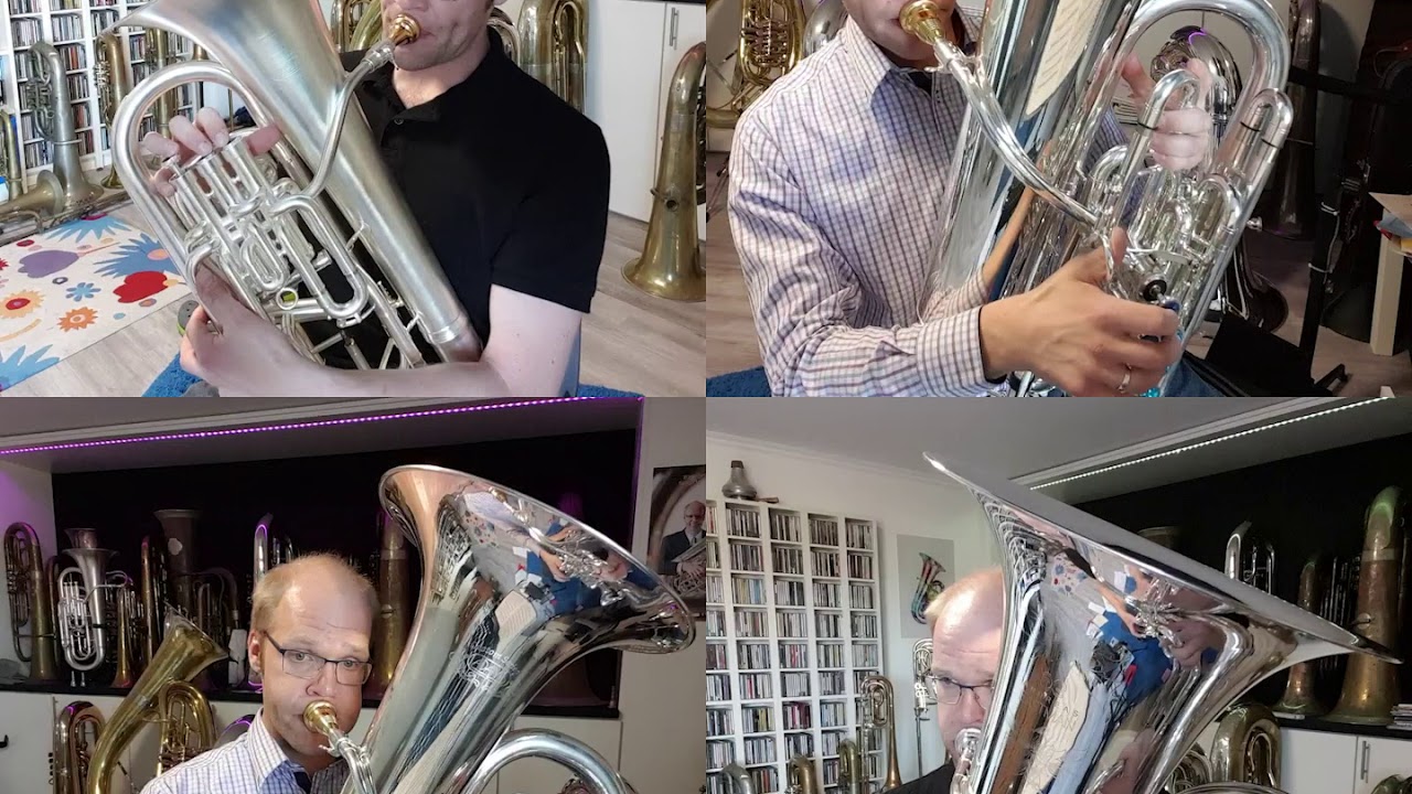 Second Suite in F - Gustav Holst - 1.Satz. Marsch - Für Tuba Quartett ...