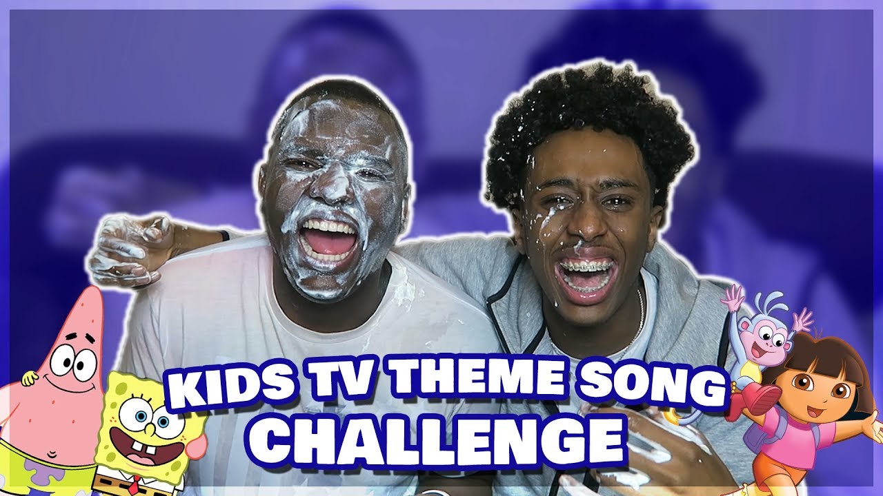 KIDS TV SHOW THEME SONG CHALLENGE w/MOEZY (FORFEITS) - YouTube