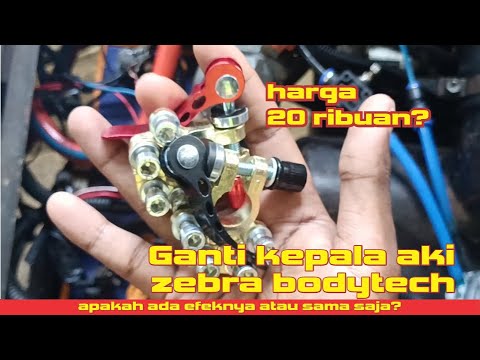 ganti kepala aki mobil zebra bodytech, agar mobil mendapatkan massa dan ...