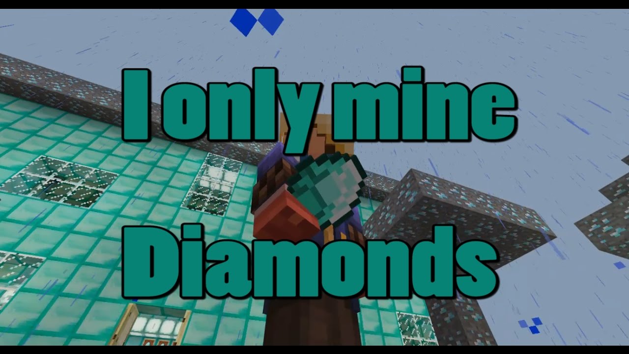 Minecraft song : I only mine diamonds - YouTube