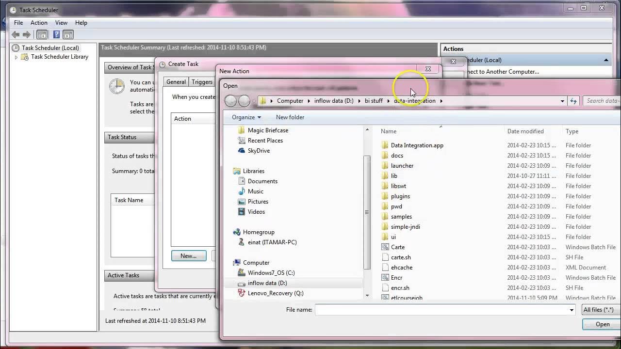 pentaho kettle tutorial inflow data integration- kitchen - schedule a ...