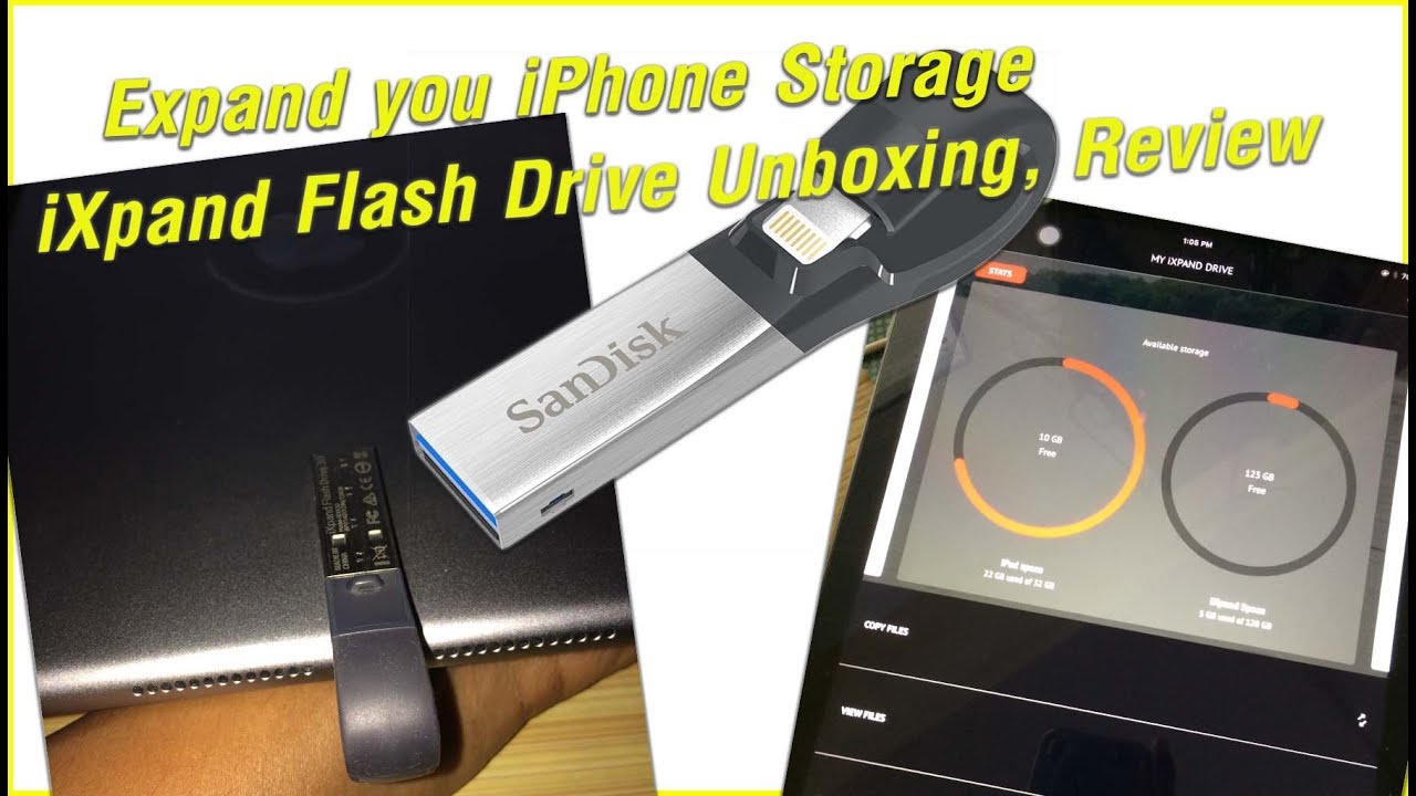 Expand you iPhone Storage || iXpand Flash Drive Unboxing, Review - YouTube