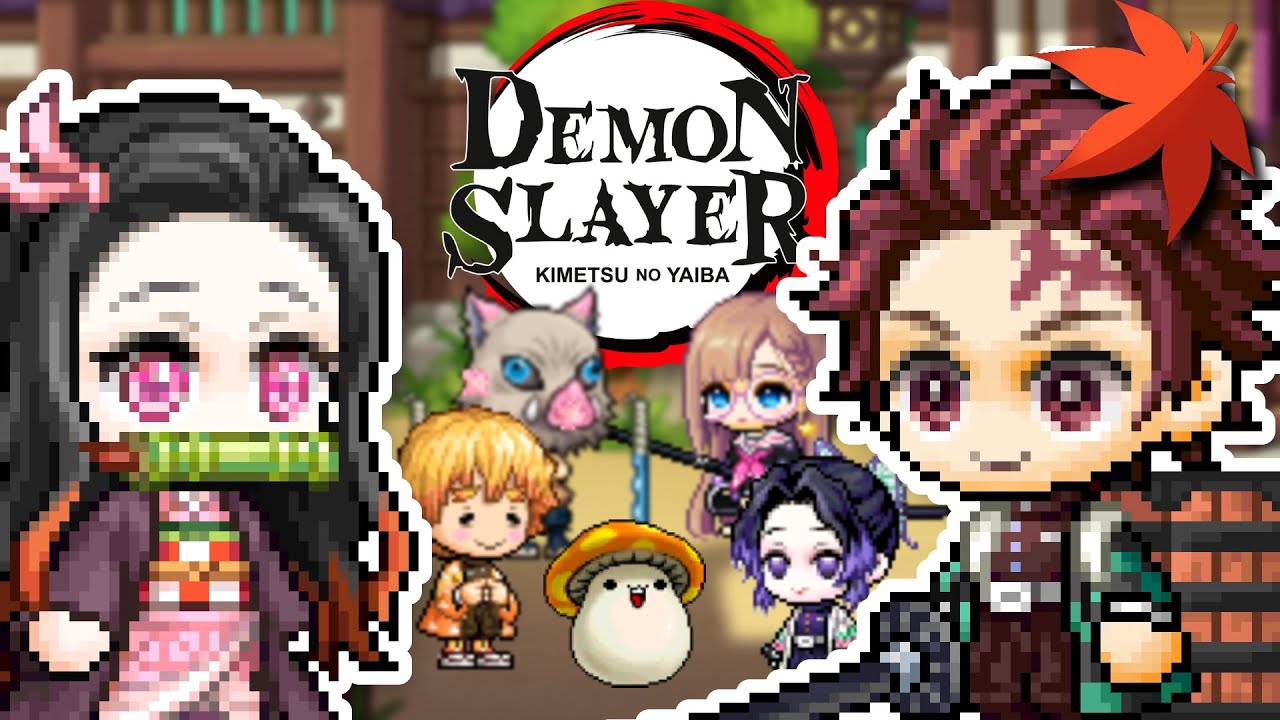 PLAYING AS TANJIRO IN THE NEW DEMON SLAYER GAME 😈 (MapleStory x Demon ...