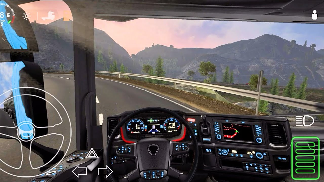 Driving Through the Mountain | Universal Truck Simulator - Mobile ...