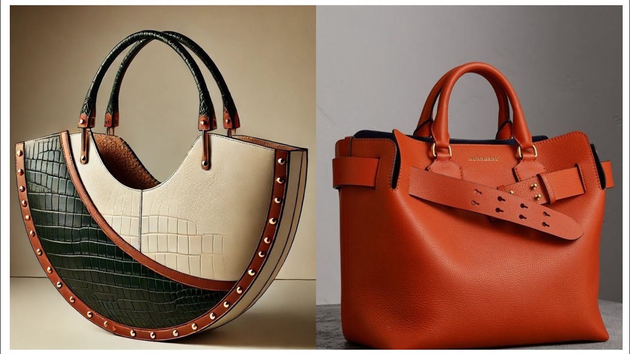 Beautiful and amazing leather handbag designing ideas #handbags - YouTube