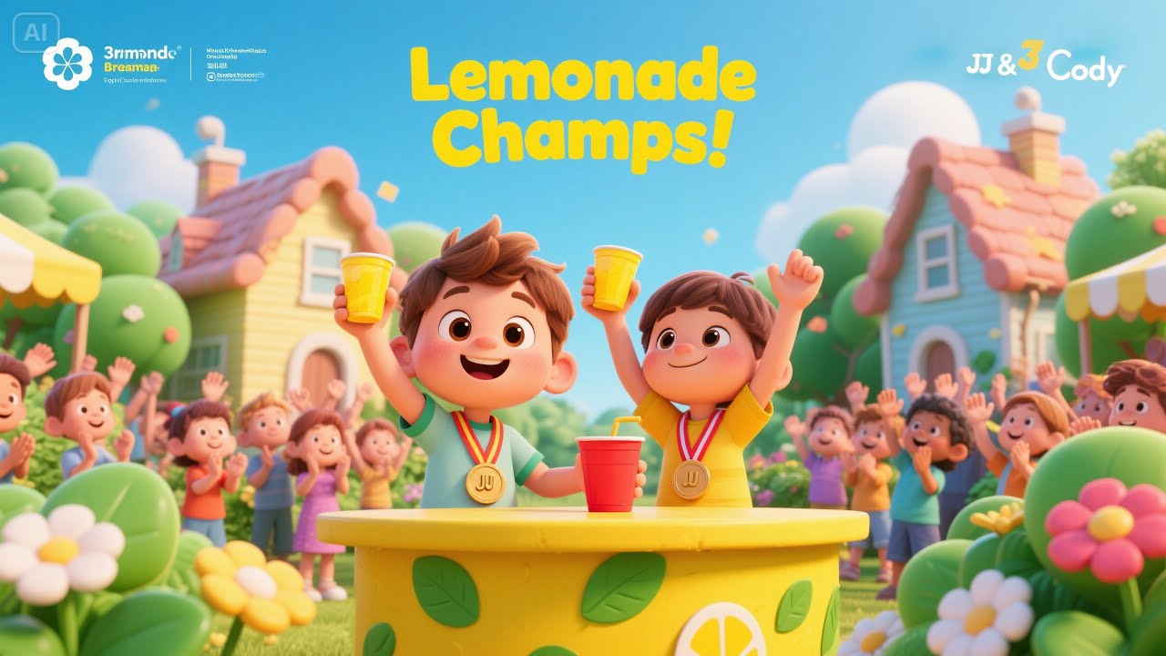 Lemonade Champs – JJ’s Stand is Open! | Popular Nursery Rhyme ...