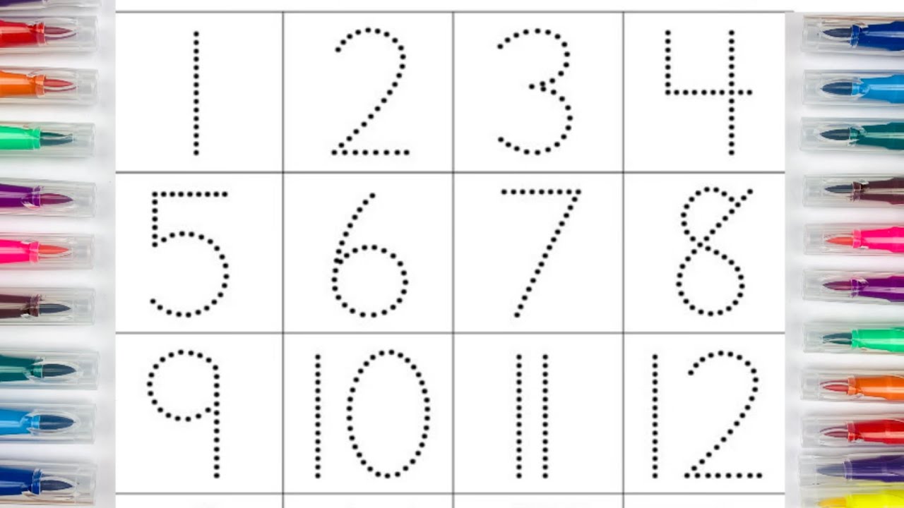 Numbers song | Let’s Count 1-12 | Learn to count from 1-12 | Nursery ...