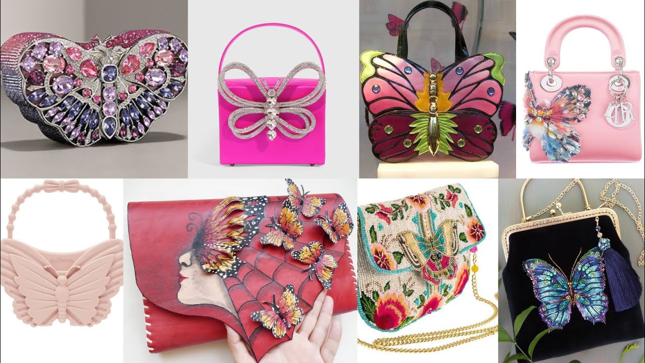 Top fashion butterfly handbags & purses #Butterfly clutches # ...