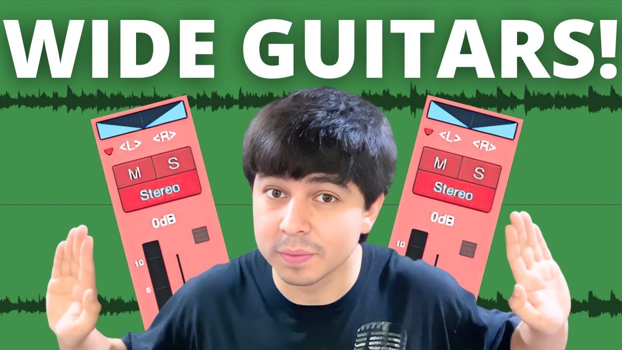 How to Mix Guitars to Be WIDE (No Double Tracking!) - YouTube