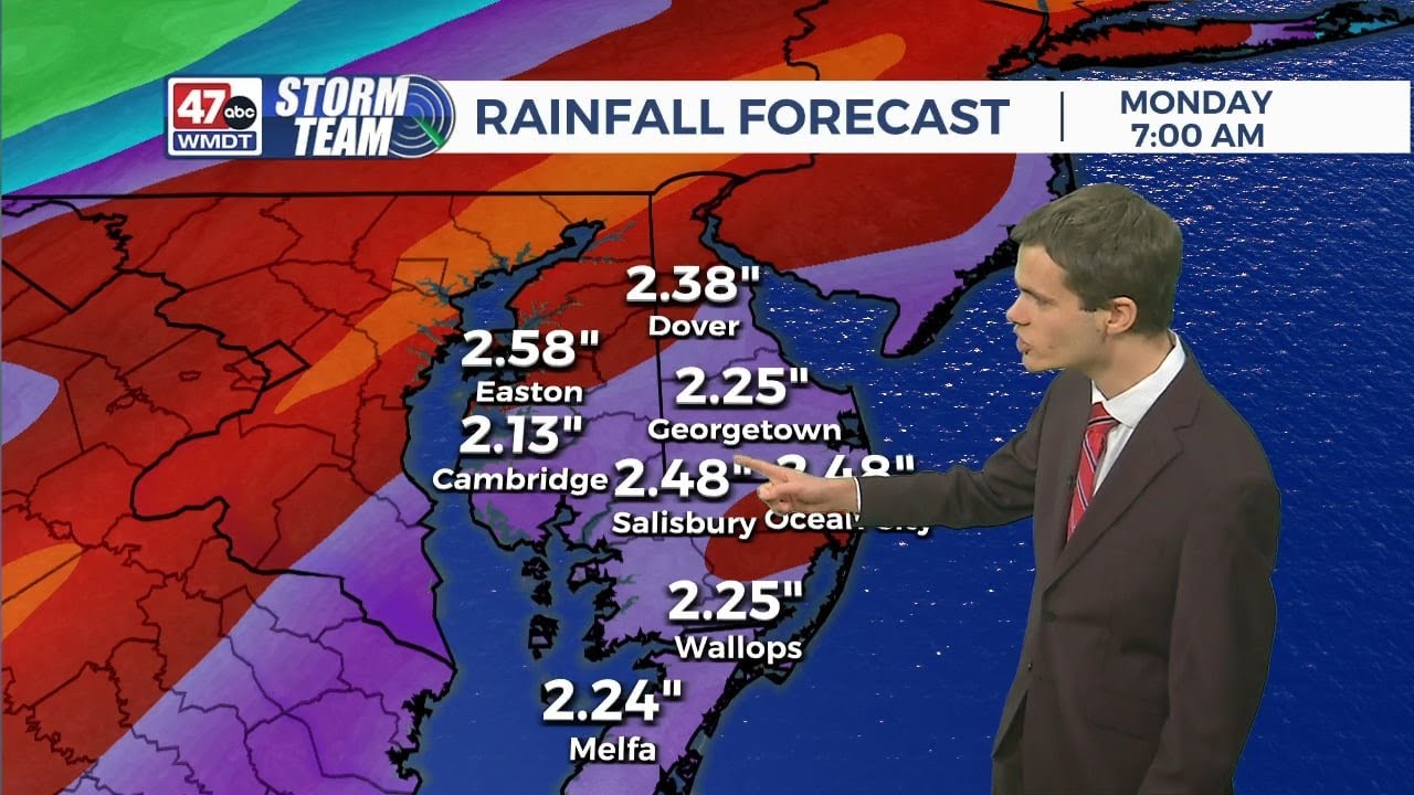 A Stormy Sunday is Ahead - Overnight Forecast (12/10/23) - YouTube