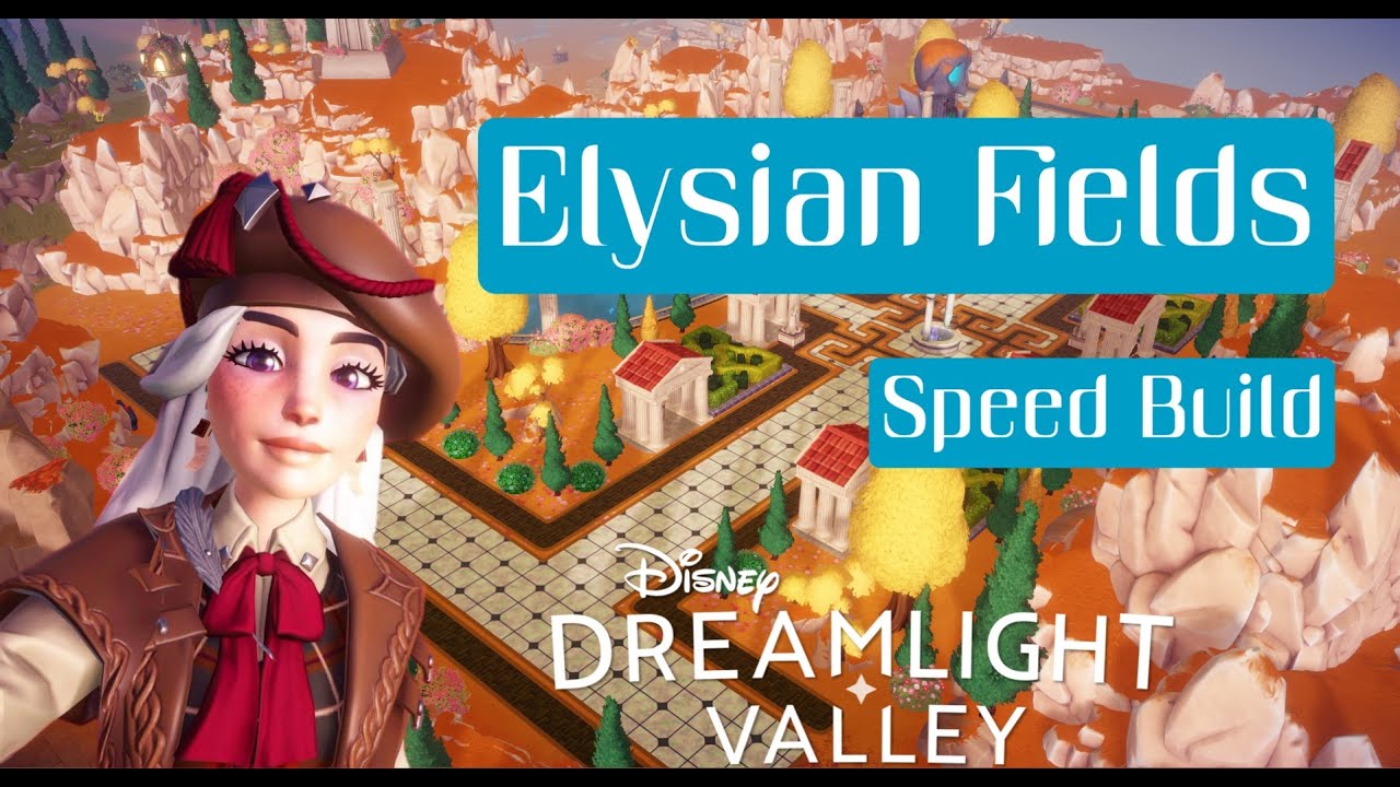 NEW Storybook Vale DLC, Elysian Fields Speed Build | Disney Dreamlight Valley - YouTube