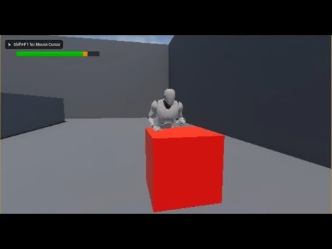 [UE4][4.19] Health Bar with Damage Buffer & Low Health Indication System Tutorial - YouTube