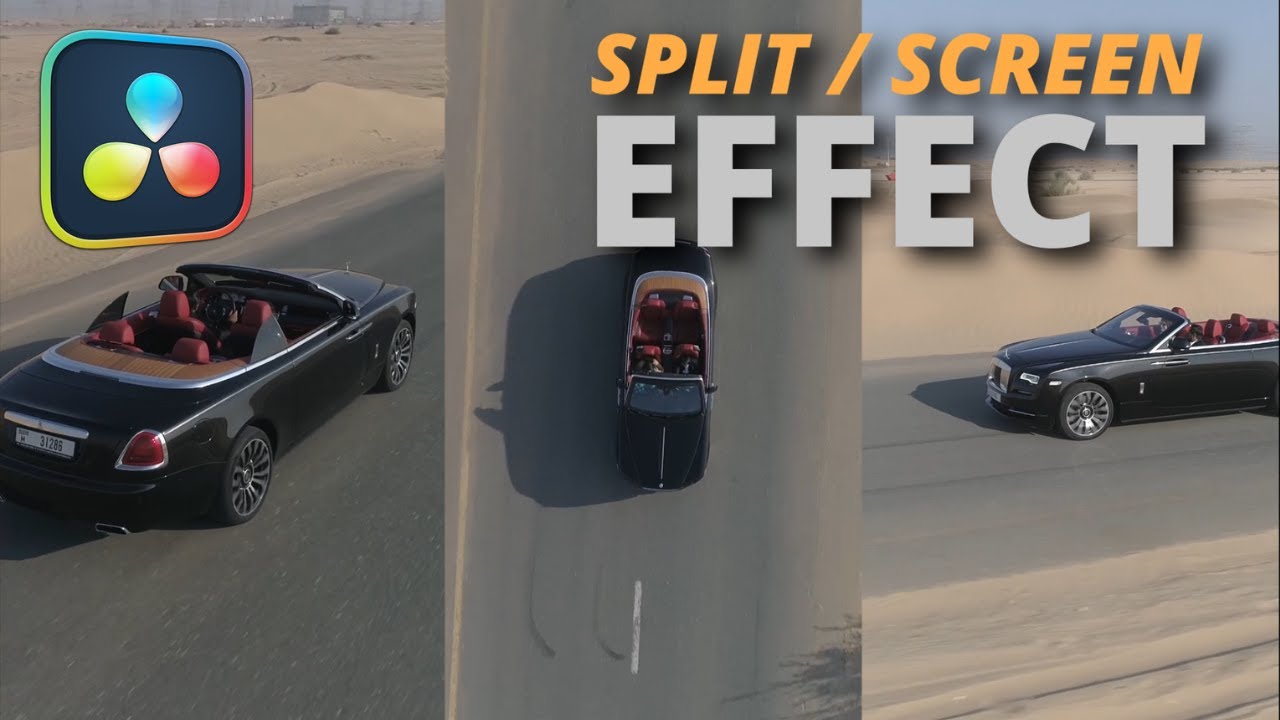 How to Create a Split Screen Effect in DaVinci Resolve | Easy Tutorial | Davinci Resolve - YouTube
