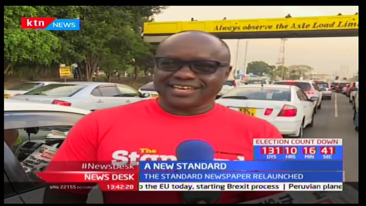 Standard Group CEO-Sam Shollei leads by example as he helps staff sell ...