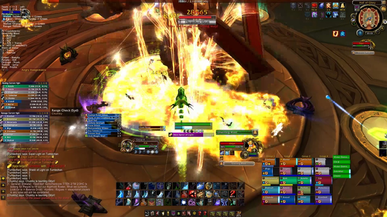 WoW Legion Odyn Mythic - EU Hyperion - YouTube