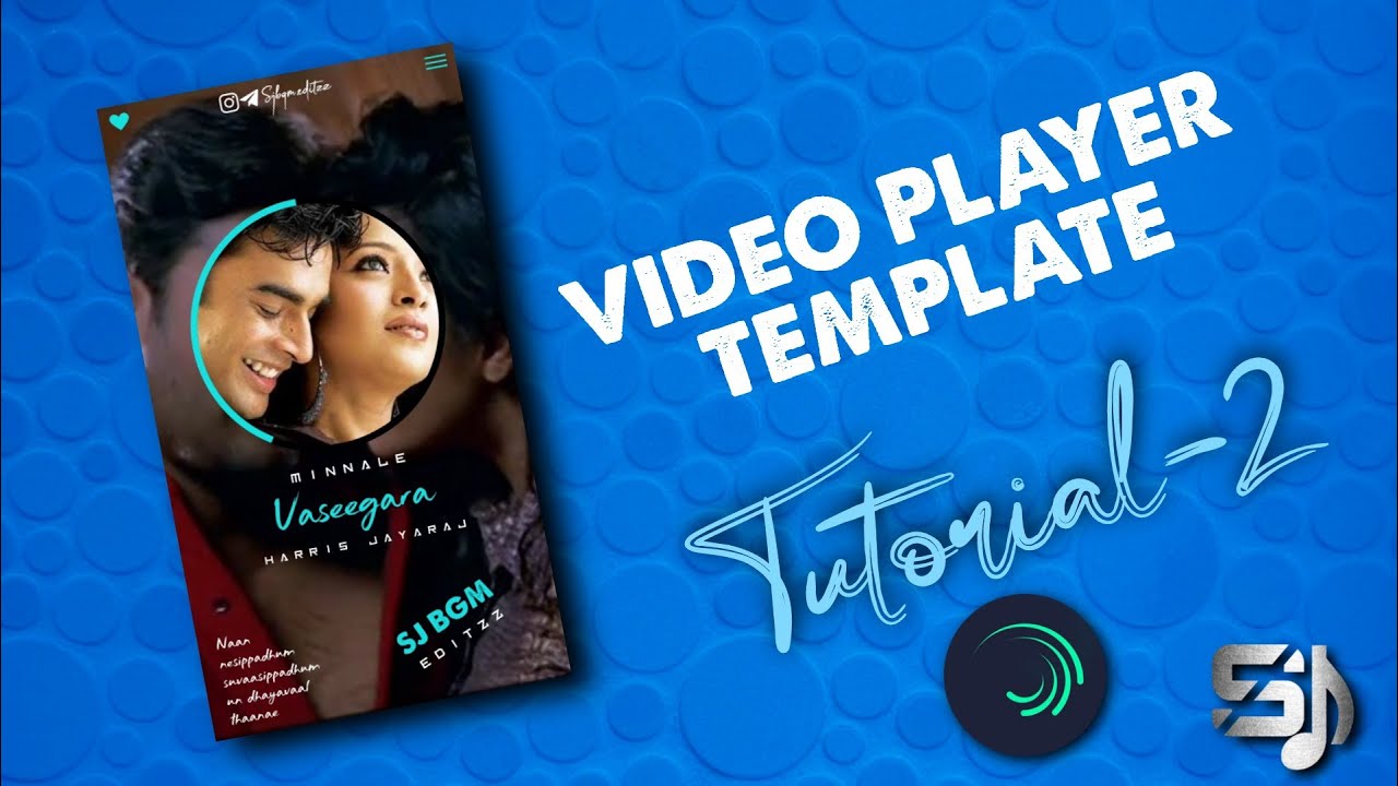 fake video player template editing #tutorial 2 Tamil | SJ TECH EDITZZ ...