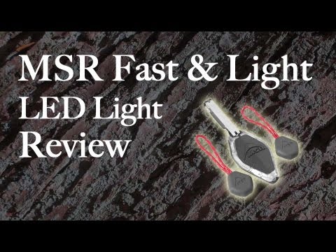 MSR Fast and Light LED Light Review - YouTube
