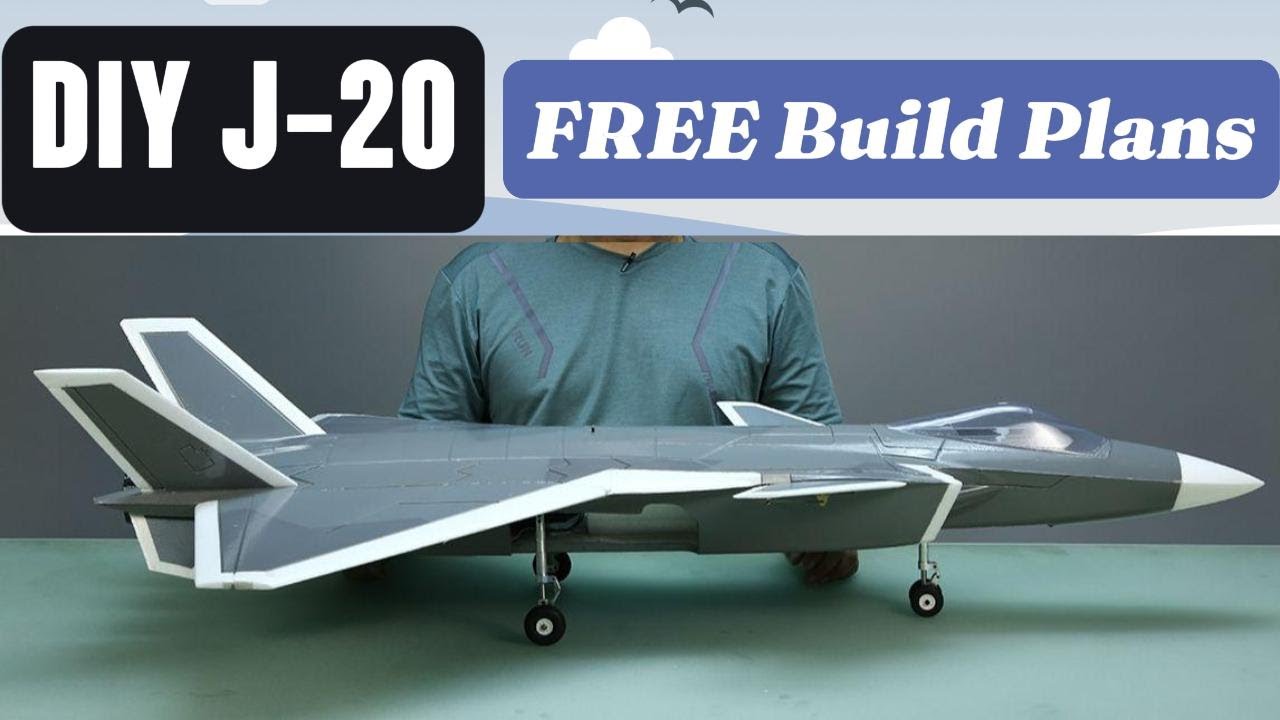 DIY J-20 Stealth Fighter Jet Model – Full Build Tutorial 2025 - YouTube