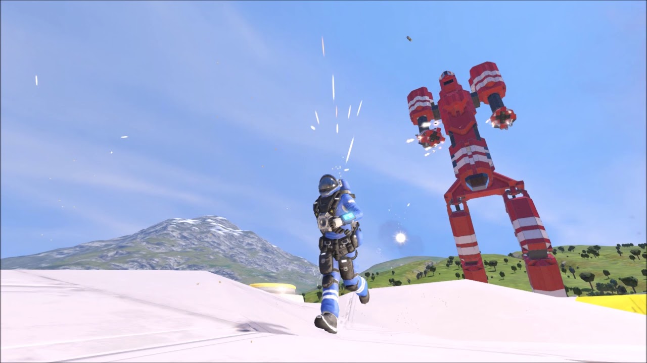 big red mech trailer - YouTube