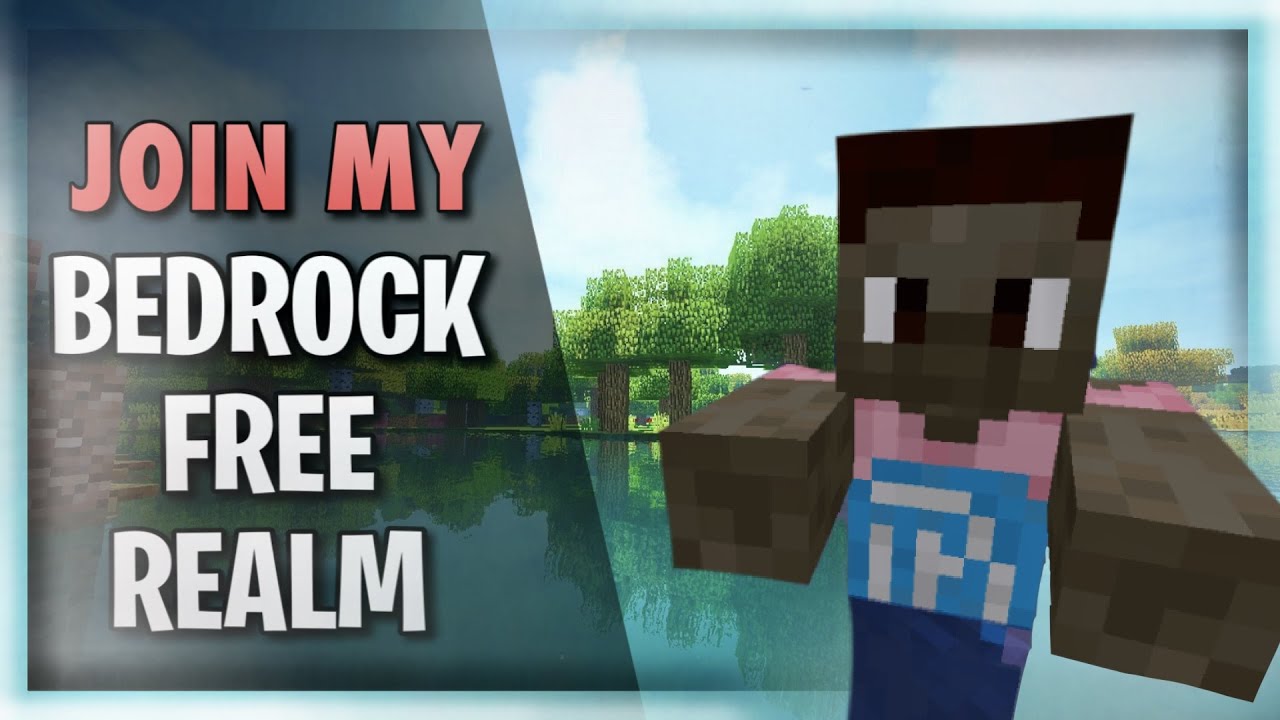 JOIN MY REALM! Free Minecraft Realm Live Stream (anyone can join) - YouTube